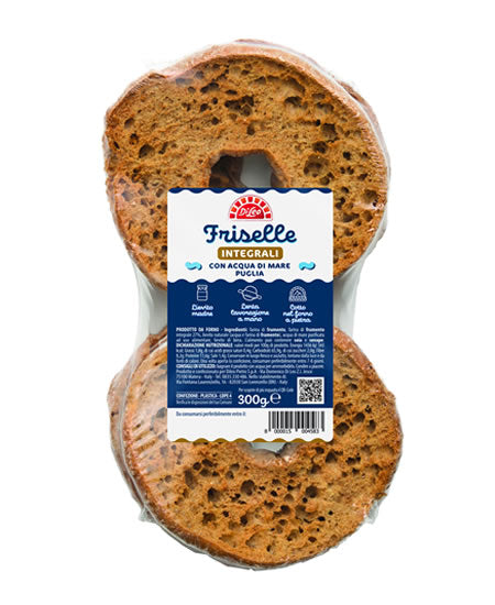 Friselle integrali con acqua di mare - 300 gr. | Di Leo Biscotti